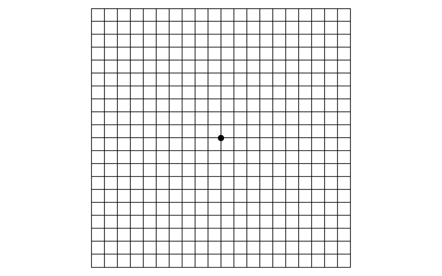 test visual Rejilla de Amsler